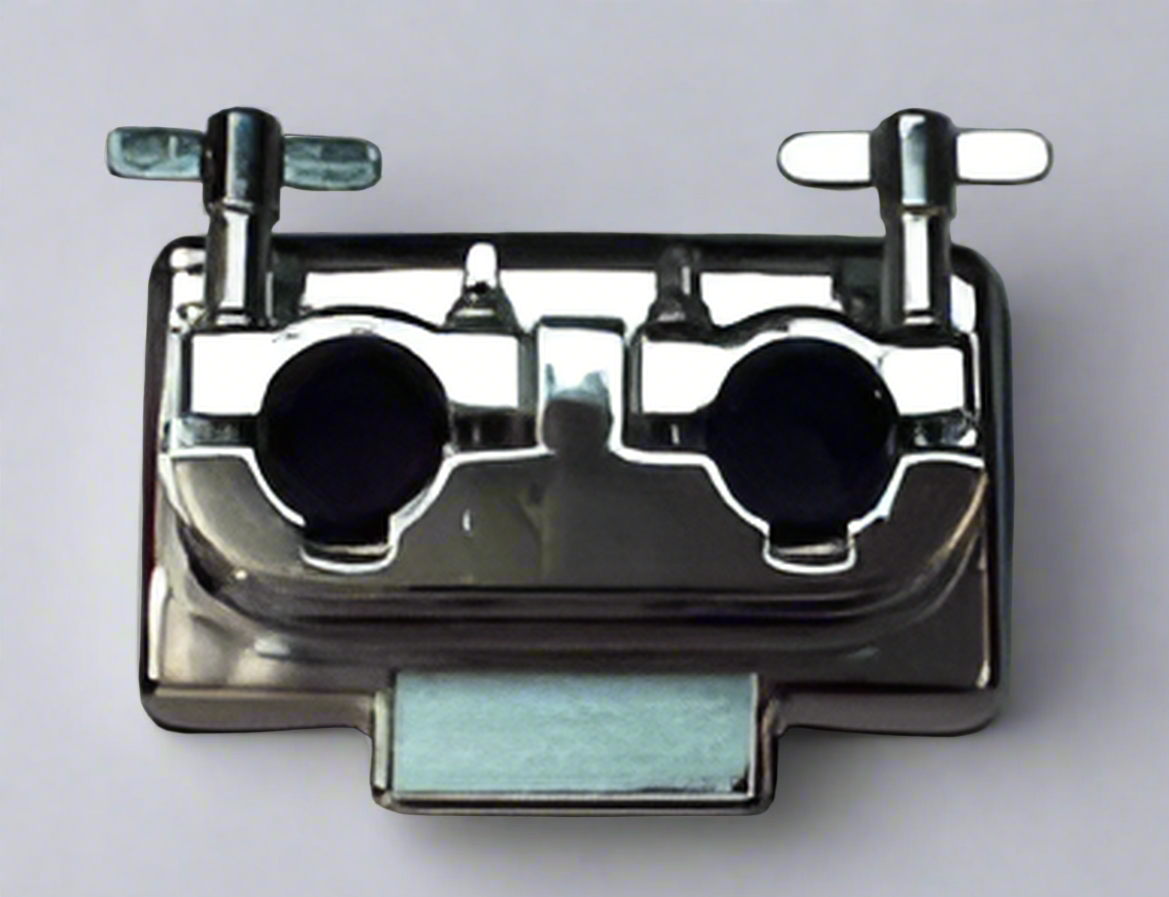 BD Mount- 2 - hole Pearl type CHROME — Drum Maker