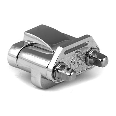 Butt Plate - DUNNETT R-Class Solid Chrome QUICK RELEASE — Drum Maker